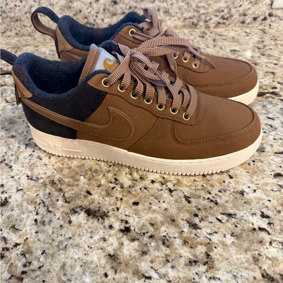 Nike Air Force 1 Carhartt Men's Size Utility Brown Carhartt Af1 Nike ...